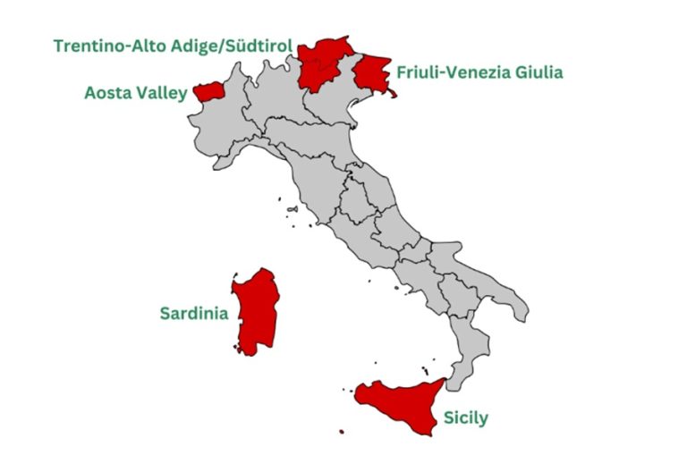 Regions of Italy explained: How the country is governed locally - Italy ...